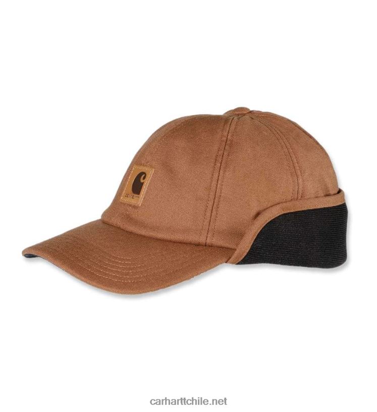 gorra ajustada elástica con orejeras 4J6F93 hombres marrón carhartt ...